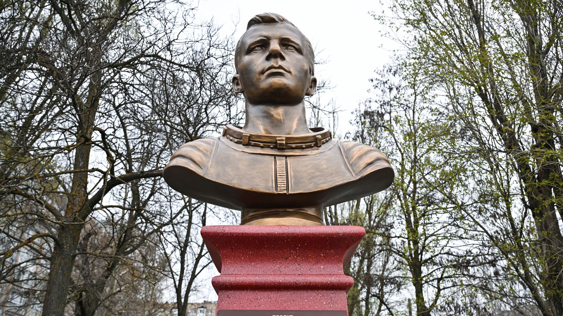 В Запорожской области открыли бюст Гагарина - РИА Новости, 12.04.2025