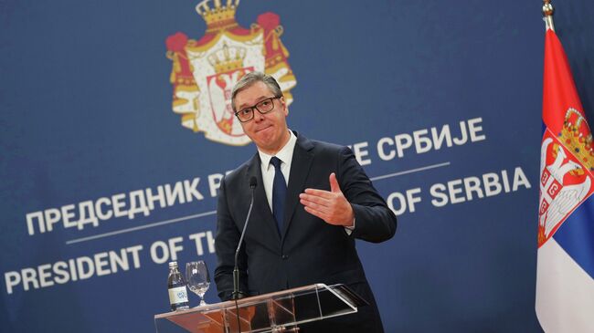 Президент Сербии Александр Вучич