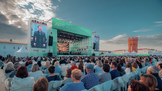 Музыкальный open-air-фестиваль Лето в Тобольском кремле в Тюменской области