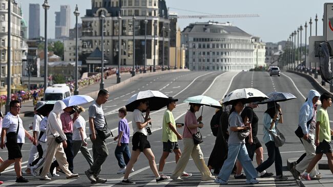 Жара в Москве