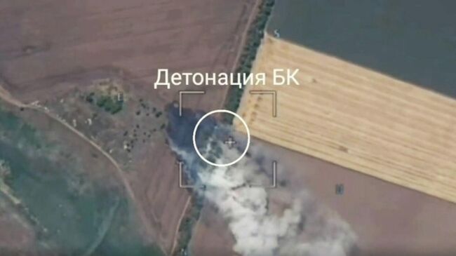 Уничтожение гаубицы ВСУ в Днепропетровской области